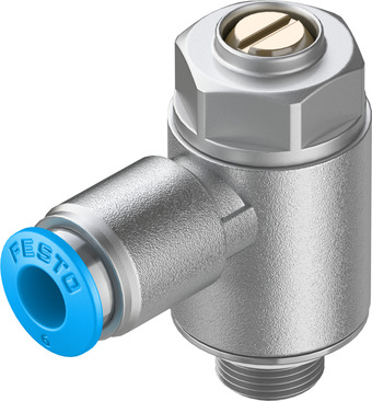 4MM Diameter M5 Thread FESTO ELECTRIC GRLA-M5-QS-4-D ONE Way Flow Control Valve tillescenter ...